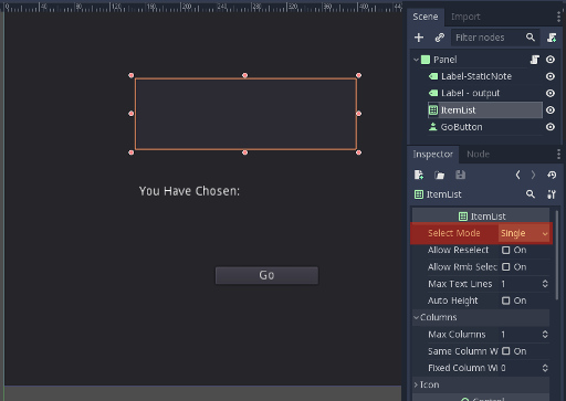 The ItemList Node In Godot TechMonkeyBusiness