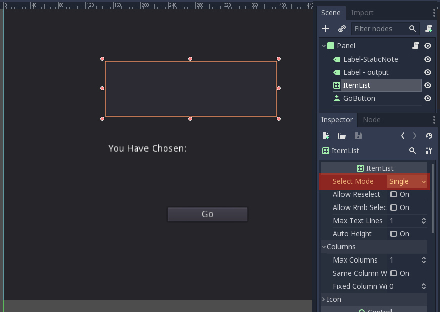 The ItemList Node In Godot TechMonkeyBusiness
